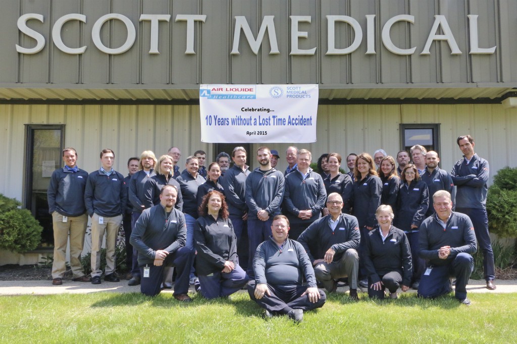 Scott Medical Products Celebrates 10 Years Without Lost Time Accident ...